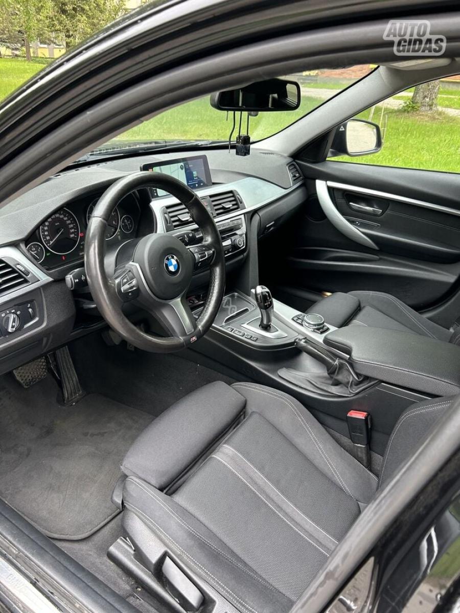 Black BMW 320 2016 in Panevezys, with an engine capacity of 2.00 L and mileage of 286 thousand km for 11000 €, photo 14 on AUTOMOTO.COM.LV