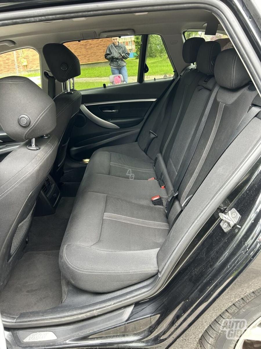 Black BMW 320 2016 in Panevezys, with an engine capacity of 2.00 L and mileage of 286 thousand km for 11000 €, photo 15 on AUTOMOTO.COM.LV