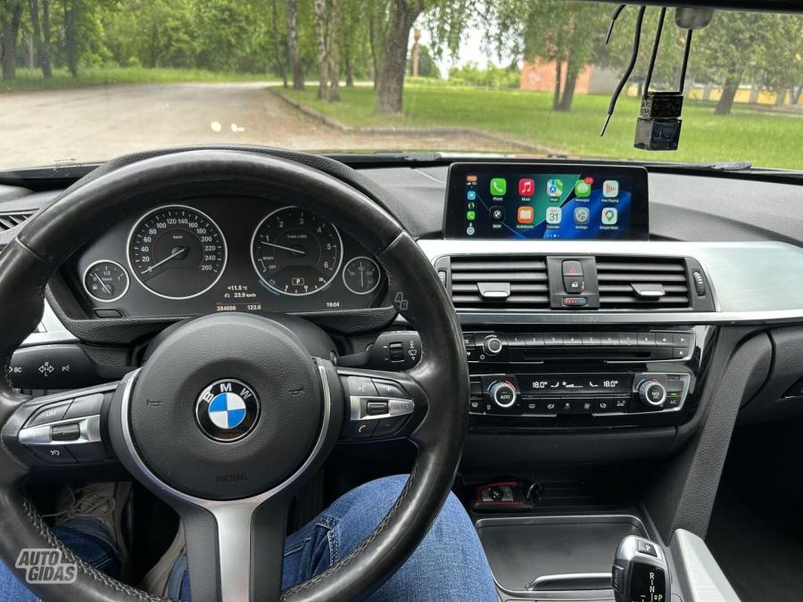 Black BMW 320 2016 in Panevezys, with an engine capacity of 2.00 L and mileage of 286 thousand km for 11000 €, photo 23 on AUTOMOTO.COM.LV