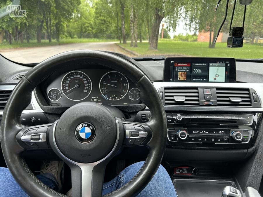 Black BMW 320 2016 in Panevezys, with an engine capacity of 2.00 L and mileage of 286 thousand km for 11000 €, photo 24 on AUTOMOTO.COM.LV