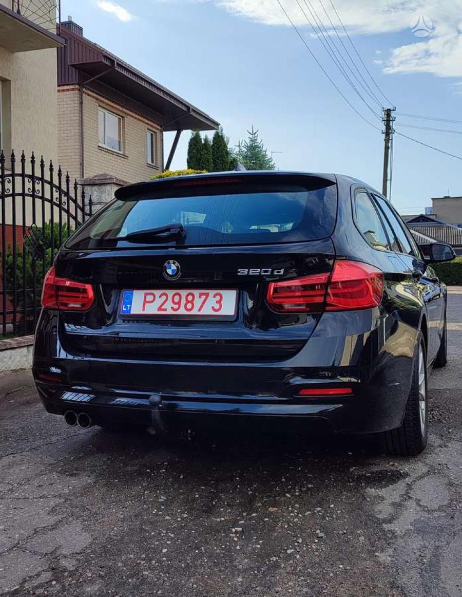 Melns BMW 320 2016 Marijampole, ar dzinēja tilpumu 2.00 L un nobraukumu 320 tūkst. km par 7300 €, foto 3 vietnē AUTOMOTO.COM.LV