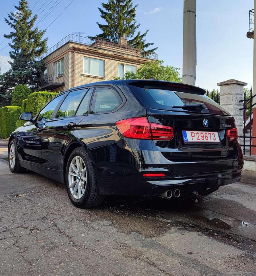 Melns BMW 320 2016 Marijampole, ar dzinēja tilpumu 2.00 L un nobraukumu 320 tūkst. km par 7300 €, foto 5 vietnē AUTOMOTO.COM.LV