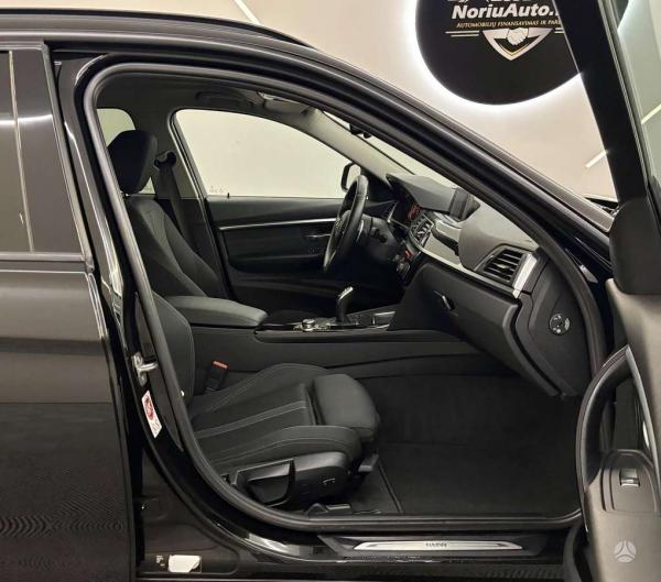 Black BMW 320 2016 in Marijampole, with an engine capacity of 2.00 L and mileage of 292 thousand km for 9999 €, photo 7 on AUTOMOTO.COM.LV