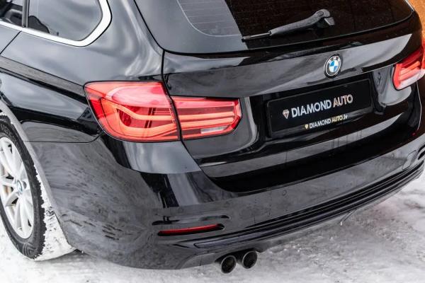 Black BMW 320 2016 in Tukums, with an engine capacity of 2.00 L and mileage of 277 thousand km for 10990 €, photo 8 on AUTOMOTO.COM.LV