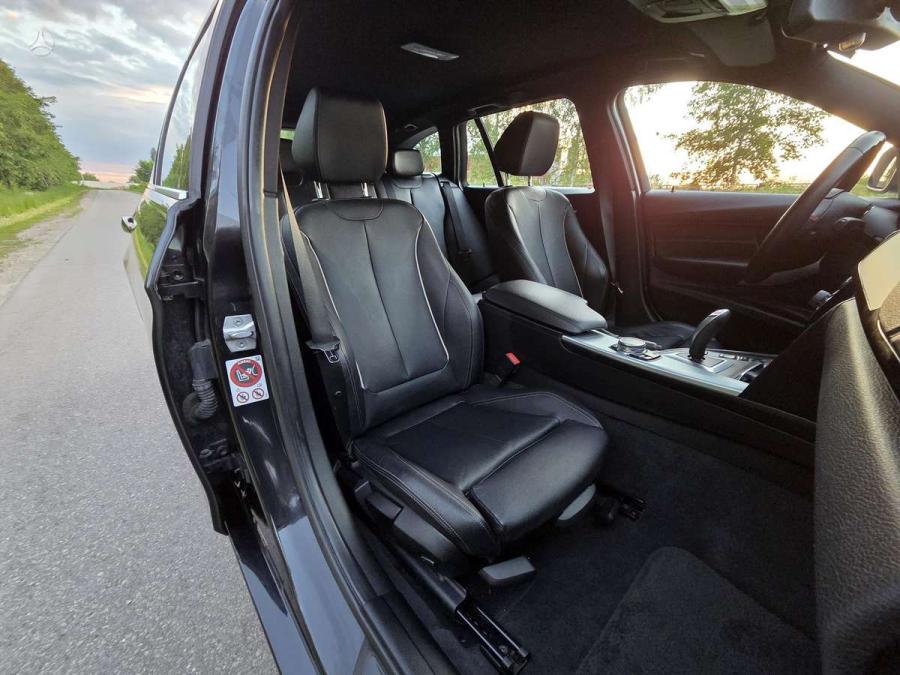 Black BMW 320 2016 in Kaunas, with an engine capacity of 2.00 L and mileage of 246 thousand km for 10500 €, photo 16 on AUTOMOTO.COM.LV