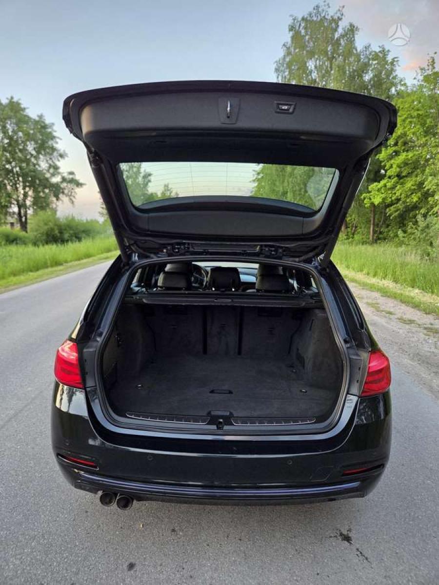 Black BMW 320 2016 in Kaunas, with an engine capacity of 2.00 L and mileage of 246 thousand km for 10500 €, photo 20 on AUTOMOTO.COM.LV