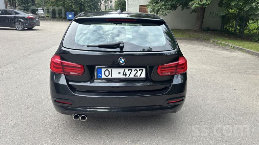 Black BMW 320 2016 in Riga, with an engine capacity of 2.00 L and mileage of 334 thousand km for 9400 €, photo 4 on AUTOMOTO.COM.LV
