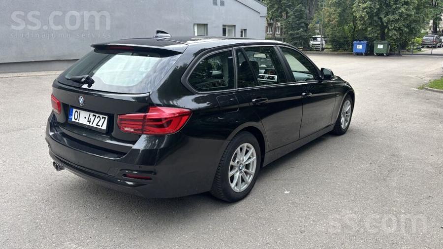 Black BMW 320 2016 in Riga, with an engine capacity of 2.00 L and mileage of 334 thousand km for 9400 €, photo 5 on AUTOMOTO.COM.LV