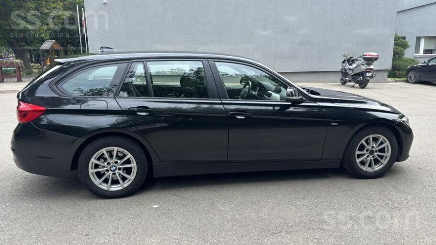 Black BMW 320 2016 in Riga, with an engine capacity of 2.00 L and mileage of 334 thousand km for 9400 €, photo 6 on AUTOMOTO.COM.LV