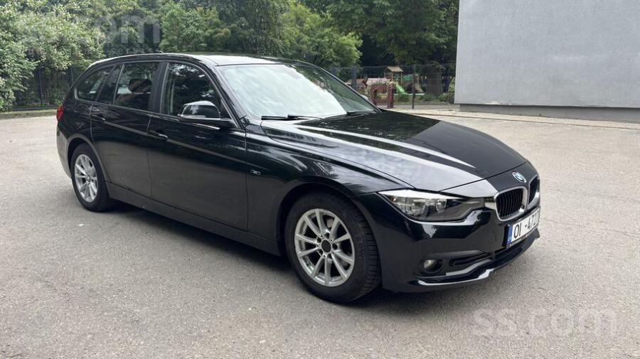 Black BMW 320 2016 in Riga, with an engine capacity of 2.00 L and mileage of 334 thousand km for 9400 €, photo 7 on AUTOMOTO.COM.LV
