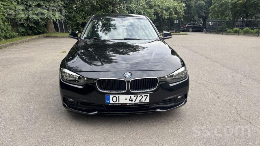 Black BMW 320 2016 in Riga, with an engine capacity of 2.00 L and mileage of 334 thousand km for 9400 €, photo 8 on AUTOMOTO.COM.LV