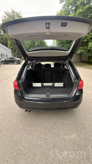 Black BMW 320 2016 in Riga, with an engine capacity of 2.00 L and mileage of 334 thousand km for 9400 €, photo 12 on AUTOMOTO.COM.LV