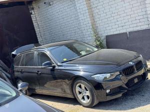 Black BMW 320 2016 in Vilnius, with an engine capacity of 2.00 L and mileage of 335 thousand km for 4500 €, photo 4 on AUTOMOTO.COM.LV