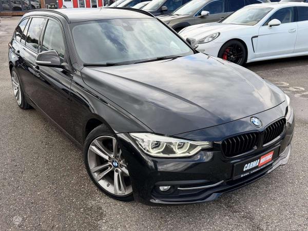 Black BMW 320 2016 in Vilnius, with an engine capacity of 2.00 L and mileage of 287 thousand km for 11690 €, photo 4 on AUTOMOTO.COM.LV