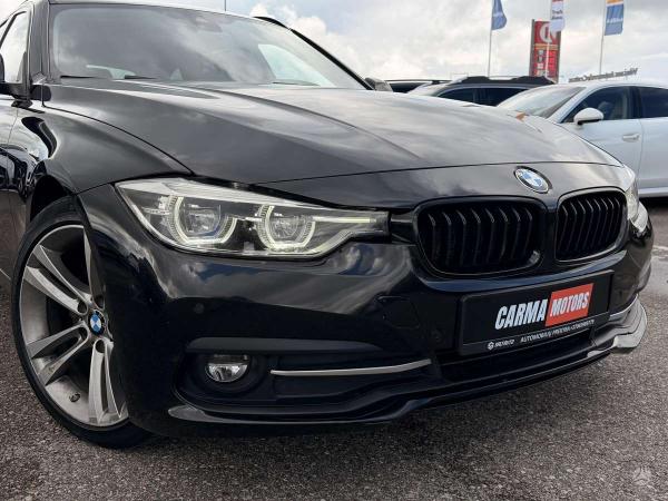 Black BMW 320 2016 in Vilnius, with an engine capacity of 2.00 L and mileage of 287 thousand km for 11690 €, photo 5 on AUTOMOTO.COM.LV
