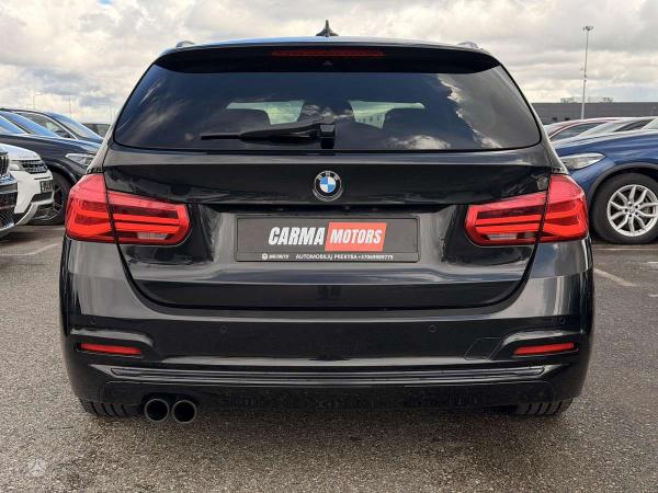 Black BMW 320 2016 in Vilnius, with an engine capacity of 2.00 L and mileage of 287 thousand km for 11690 €, photo 8 on AUTOMOTO.COM.LV