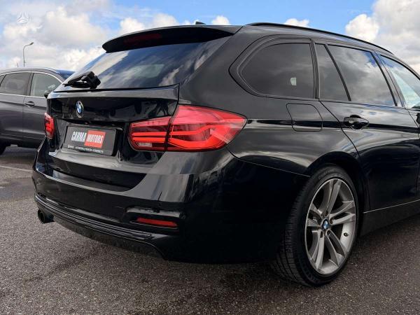 Black BMW 320 2016 in Vilnius, with an engine capacity of 2.00 L and mileage of 287 thousand km for 11690 €, photo 10 on AUTOMOTO.COM.LV