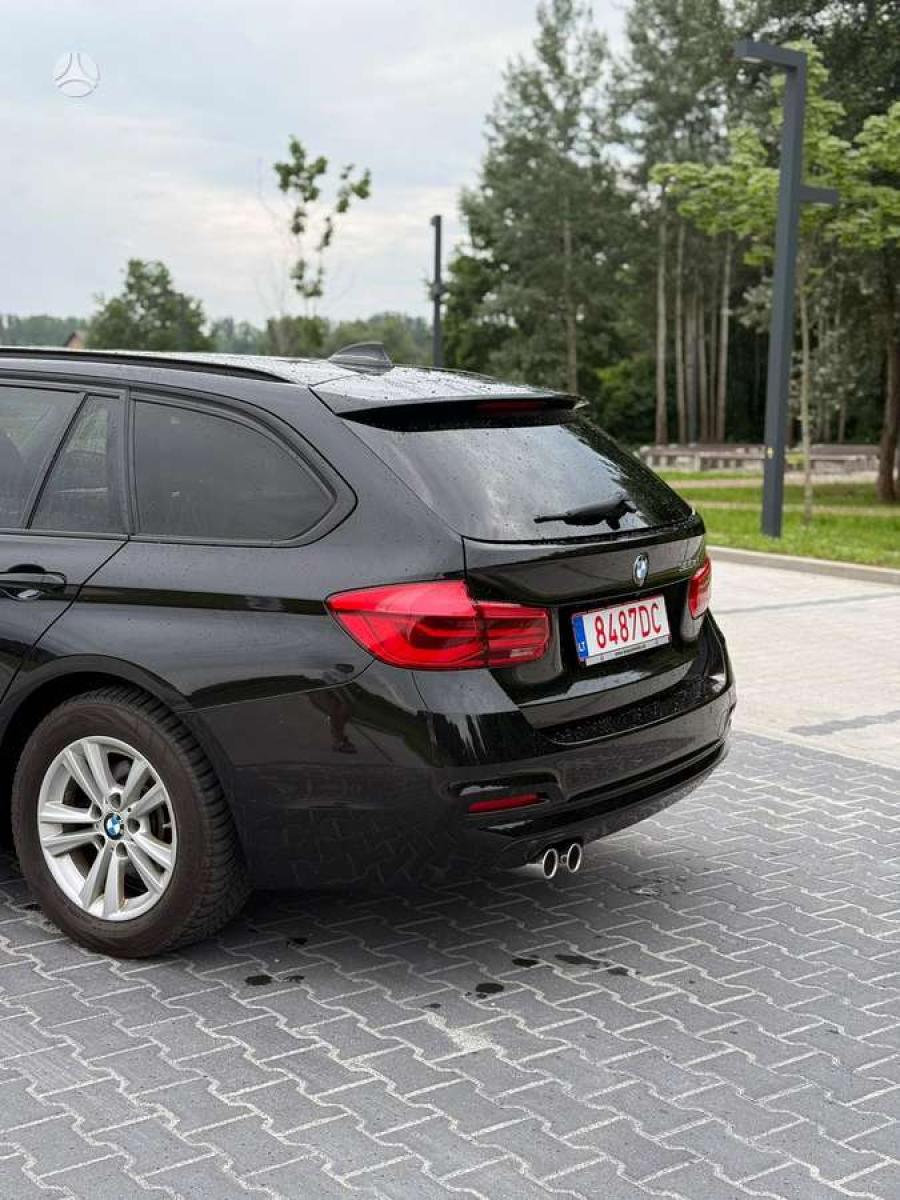 Black BMW 320 2016 in Jurbarkas, with an engine capacity of 2.00 L and mileage of 222 thousand km for 11700 €, photo 6 on AUTOMOTO.COM.LV