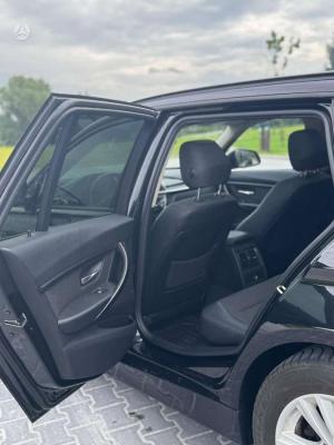 Black BMW 320 2016 in Jurbarkas, with an engine capacity of 2.00 L and mileage of 222 thousand km for 11700 €, photo 15 on AUTOMOTO.COM.LV