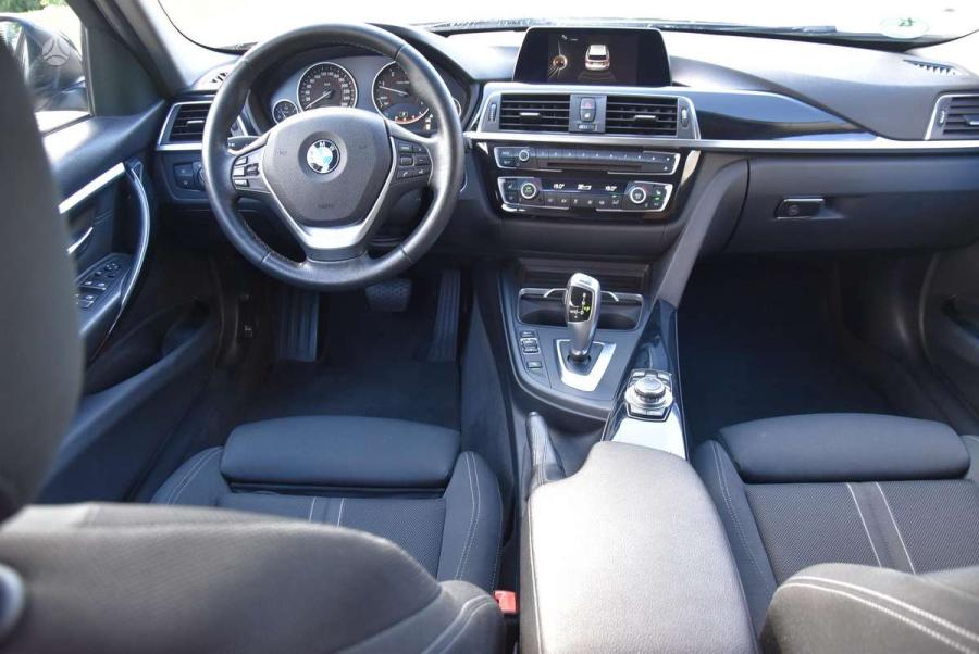 Black BMW 320 2016 in Vilnius, with an engine capacity of 2.00 L and mileage of 269 thousand km for 9300 €, photo 4 on AUTOMOTO.COM.LV