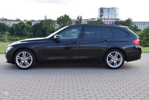 Black BMW 320 2016 in Vilnius, with an engine capacity of 2.00 L and mileage of 269 thousand km for 9300 €, photo 5 on AUTOMOTO.COM.LV
