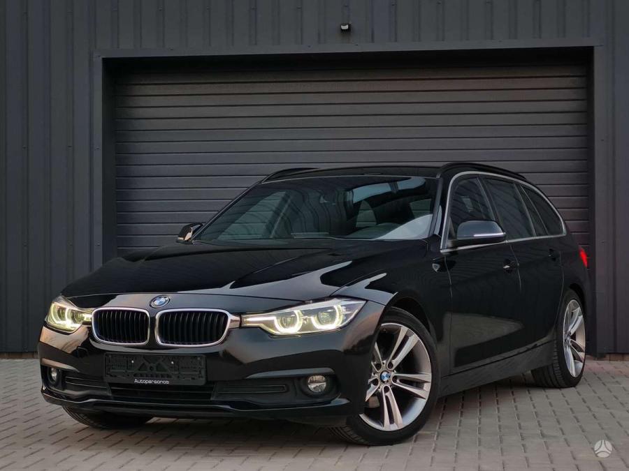 Black BMW 320 2016 in Kaunas, with an engine capacity of 2.00 L and mileage of 300 thousand km for 8250 €, photo 1 on AUTOMOTO.COM.LV