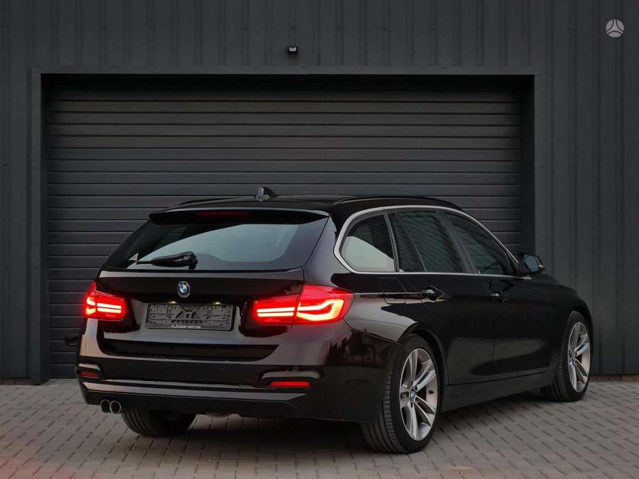 Black BMW 320 2016 in Kaunas, with an engine capacity of 2.00 L and mileage of 300 thousand km for 8250 €, photo 6 on AUTOMOTO.COM.LV