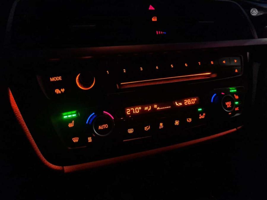 Black BMW 320 2016 in Kaunas, with an engine capacity of 2.00 L and mileage of 300 thousand km for 8250 €, photo 14 on AUTOMOTO.COM.LV
