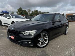 Black BMW 320 2016 in Vilnius, with an engine capacity of 2.00 L and mileage of 287 thousand km for 11390 €, photo 4 on AUTOMOTO.COM.LV