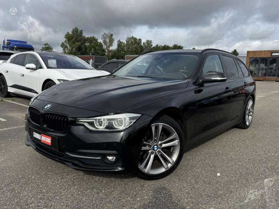 Black BMW 320 2016 in Vilnius, with an engine capacity of 2.00 L and mileage of 287 thousand km for 11390 €, photo 4 on AUTOMOTO.COM.LV