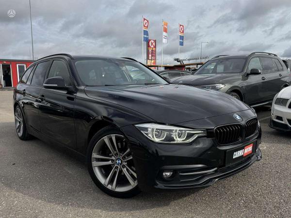 Black BMW 320 2016 in Vilnius, with an engine capacity of 2.00 L and mileage of 287 thousand km for 11390 €, photo 4 on AUTOMOTO.COM.LV