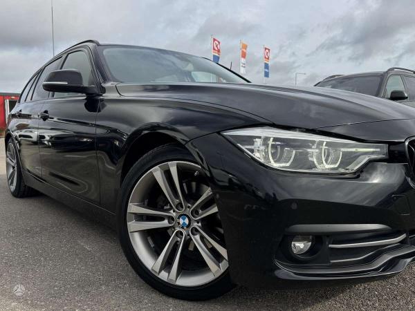 Black BMW 320 2016 in Vilnius, with an engine capacity of 2.00 L and mileage of 287 thousand km for 11390 €, photo 5 on AUTOMOTO.COM.LV