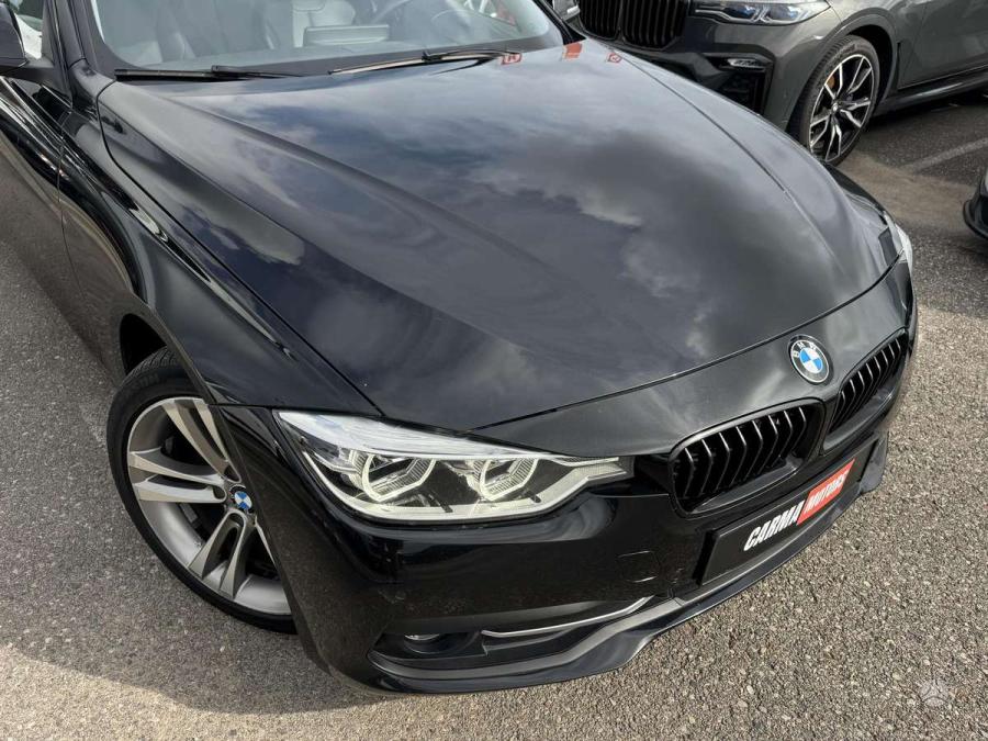 Black BMW 320 2016 in Vilnius, with an engine capacity of 2.00 L and mileage of 287 thousand km for 11390 €, photo 7 on AUTOMOTO.COM.LV