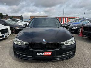 Black BMW 320 2016 in Vilnius, with an engine capacity of 2.00 L and mileage of 287 thousand km for 11390 €, photo 8 on AUTOMOTO.COM.LV