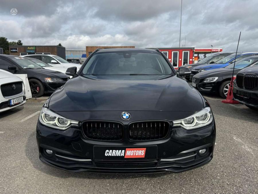 Black BMW 320 2016 in Vilnius, with an engine capacity of 2.00 L and mileage of 287 thousand km for 11390 €, photo 8 on AUTOMOTO.COM.LV