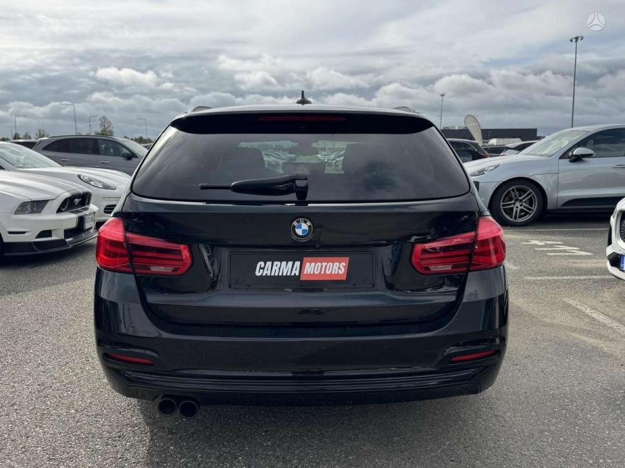 Black BMW 320 2016 in Vilnius, with an engine capacity of 2.00 L and mileage of 287 thousand km for 11390 €, photo 9 on AUTOMOTO.COM.LV