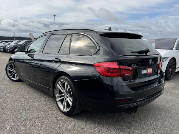 Black BMW 320 2016 in Vilnius, with an engine capacity of 2.00 L and mileage of 287 thousand km for 11390 €, photo 9 on AUTOMOTO.COM.LV