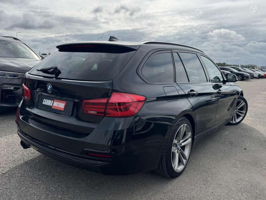 Black BMW 320 2016 in Vilnius, with an engine capacity of 2.00 L and mileage of 287 thousand km for 11390 €, photo 12 on AUTOMOTO.COM.LV
