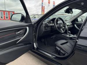 Black BMW 320 2016 in Vilnius, with an engine capacity of 2.00 L and mileage of 287 thousand km for 11390 €, photo 14 on AUTOMOTO.COM.LV