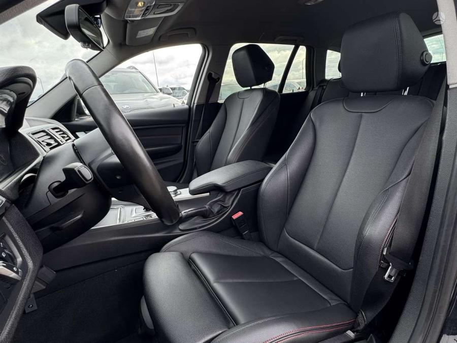 Black BMW 320 2016 in Vilnius, with an engine capacity of 2.00 L and mileage of 287 thousand km for 11390 €, photo 16 on AUTOMOTO.COM.LV