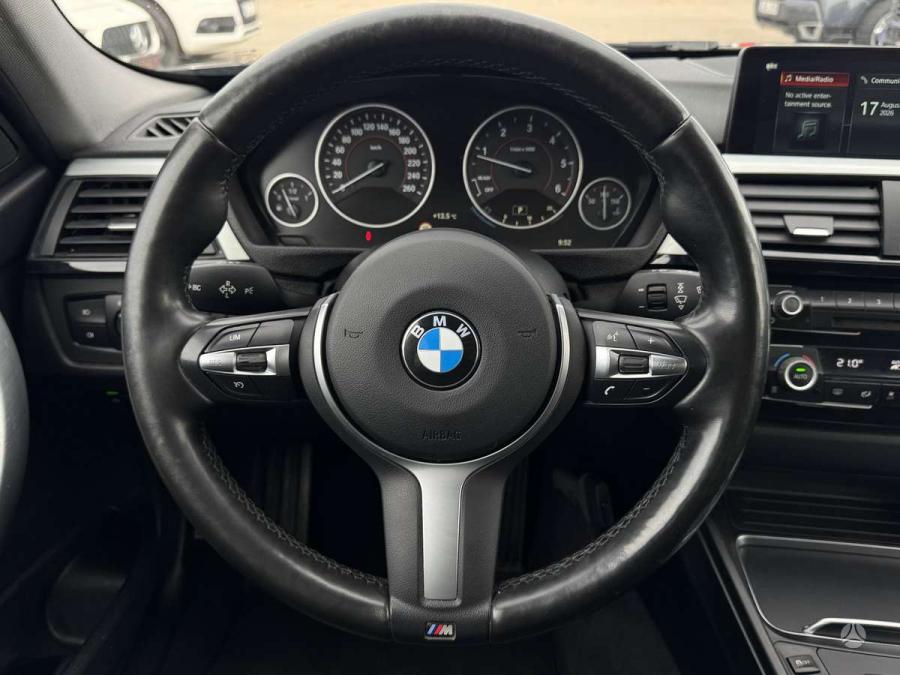 Black BMW 320 2016 in Vilnius, with an engine capacity of 2.00 L and mileage of 287 thousand km for 11390 €, photo 25 on AUTOMOTO.COM.LV