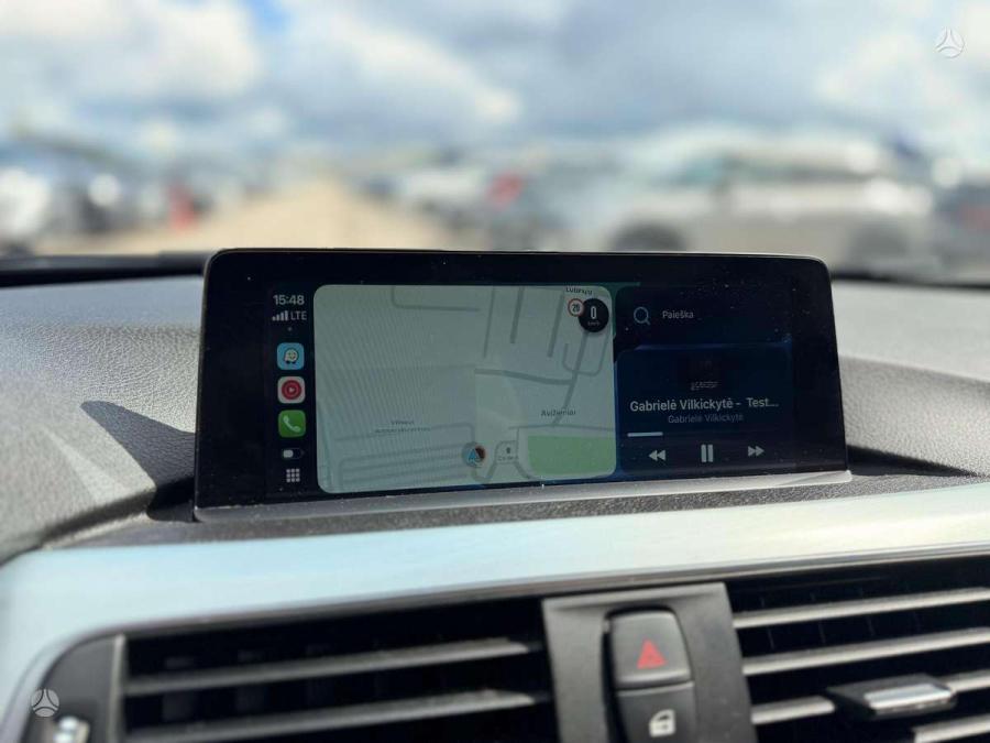 Black BMW 320 2016 in Vilnius, with an engine capacity of 2.00 L and mileage of 287 thousand km for 11390 €, photo 28 on AUTOMOTO.COM.LV
