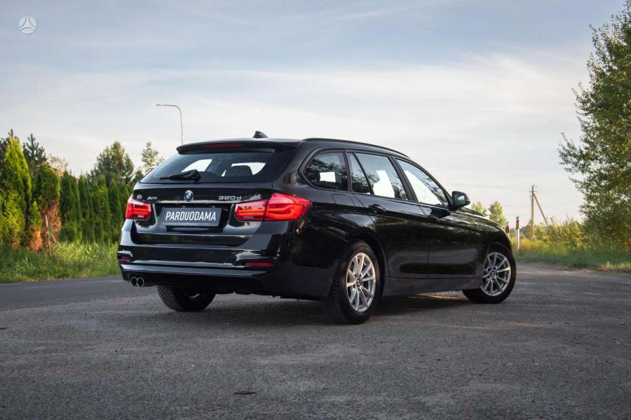 Black BMW 320 2016 in Elektrenai, with an engine capacity of 2.00 L and mileage of 222 thousand km for 9500 €, photo 4 on AUTOMOTO.COM.LV