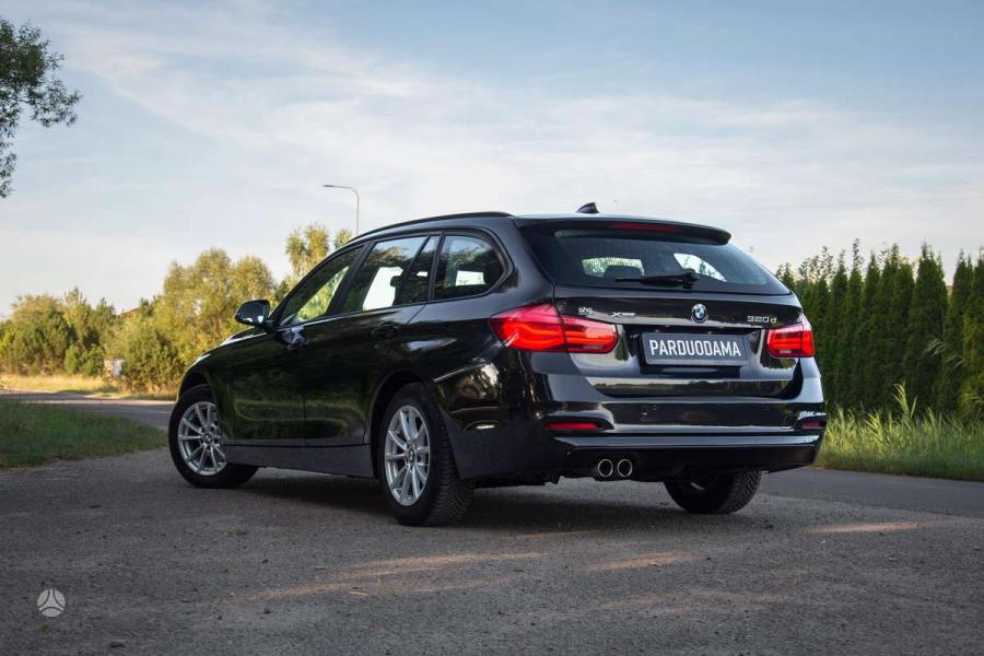 Black BMW 320 2016 in Elektrenai, with an engine capacity of 2.00 L and mileage of 222 thousand km for 9500 €, photo 6 on AUTOMOTO.COM.LV