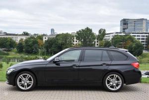 Black BMW 320 2016 in Vilnius, with an engine capacity of 2.00 L and mileage of 288 thousand km for 9200 €, photo 3 on AUTOMOTO.COM.LV