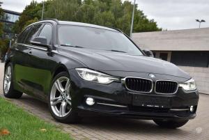 Black BMW 320 2016 in Vilnius, with an engine capacity of 2.00 L and mileage of 288 thousand km for 9200 €, photo 6 on AUTOMOTO.COM.LV