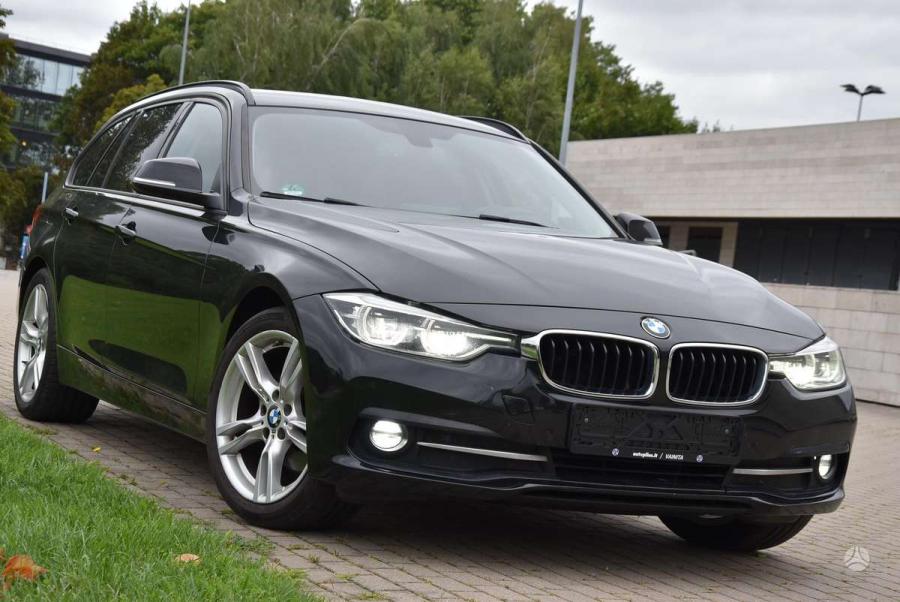 Black BMW 320 2016 in Vilnius, with an engine capacity of 2.00 L and mileage of 288 thousand km for 9200 €, photo 6 on AUTOMOTO.COM.LV