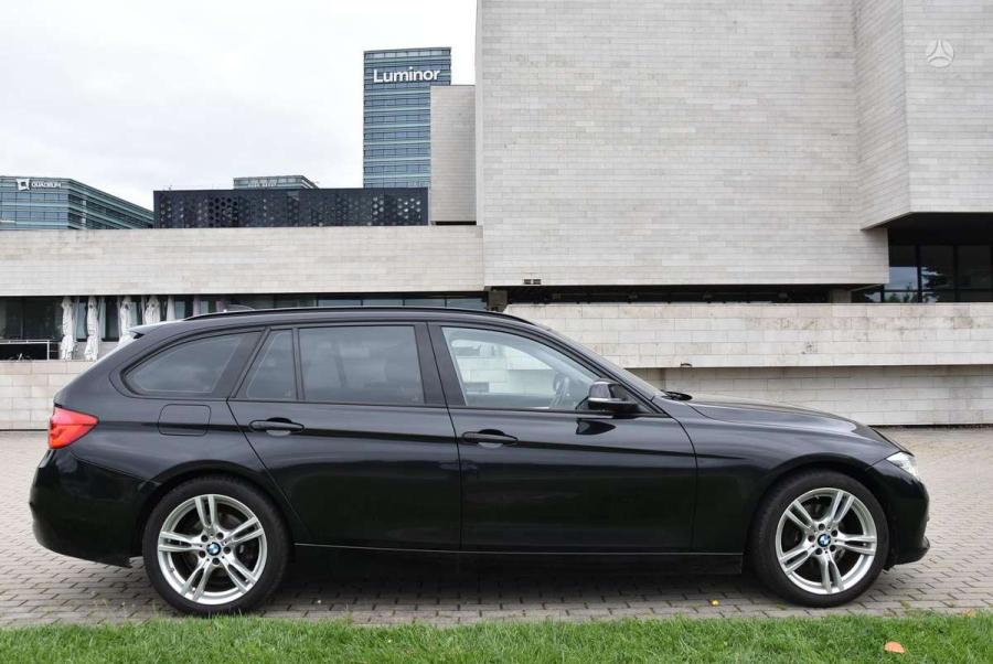 Black BMW 320 2016 in Vilnius, with an engine capacity of 2.00 L and mileage of 288 thousand km for 9200 €, photo 8 on AUTOMOTO.COM.LV