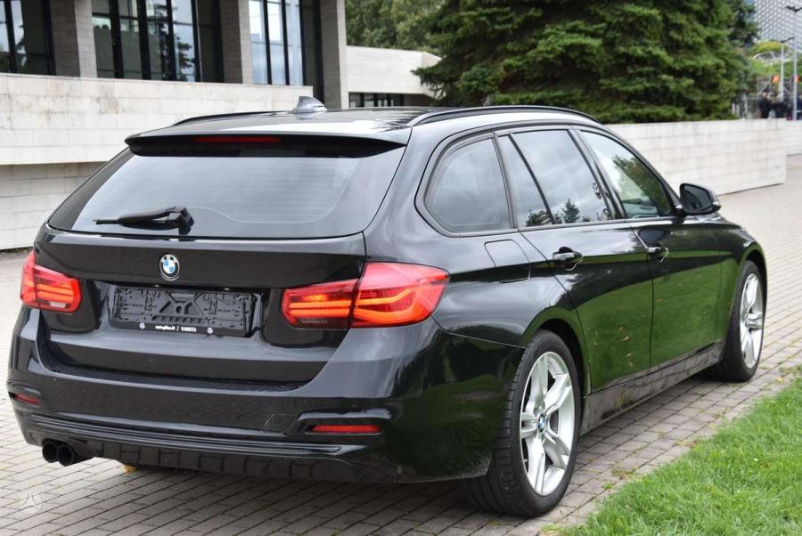 Black BMW 320 2016 in Vilnius, with an engine capacity of 2.00 L and mileage of 288 thousand km for 9200 €, photo 10 on AUTOMOTO.COM.LV