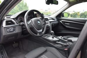 Black BMW 320 2016 in Vilnius, with an engine capacity of 2.00 L and mileage of 288 thousand km for 9200 €, photo 14 on AUTOMOTO.COM.LV